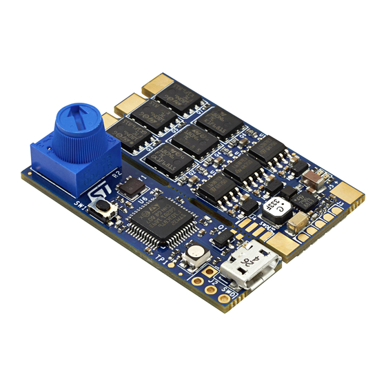 STMICROELECTRONICS B-G431B-ESC1 USER MANUAL Pdf Download | ManualsLib