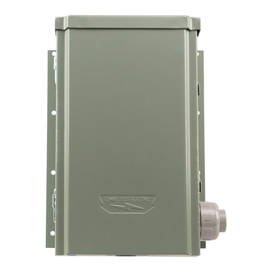 CONNECTICUT ELECTRIC EMERGEN SWITCH 6-7501G2 OWNER'S MANUAL AND ...