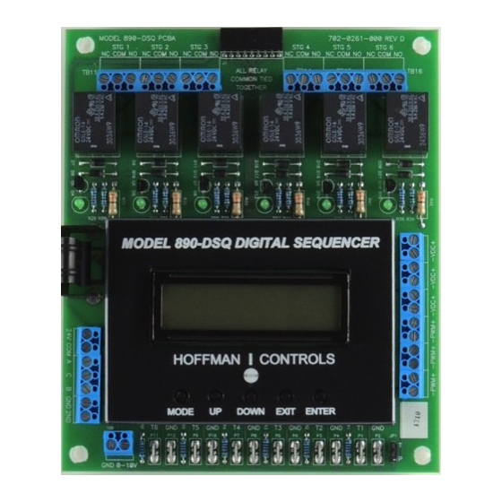 HOFFMAN CONTROLS 890-DSQ SERIES COMPLETE INSTALLATION & OPERATING ...