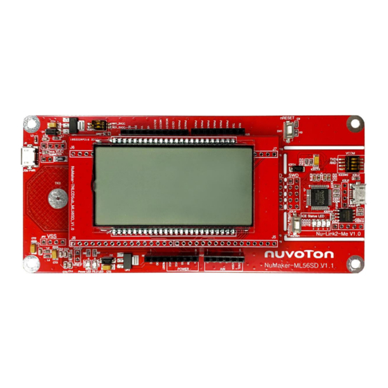 NUVOTON NUMICRO 8051 SERIES USER MANUAL Pdf Download | ManualsLib