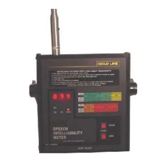 GOLD LINE DSP2B USER MANUAL Pdf Download | ManualsLib