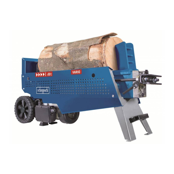 SCHEPPACH HL800VARIO TRANSLATION FROM THE ORIGINAL INSTRUCTION MANUAL ...