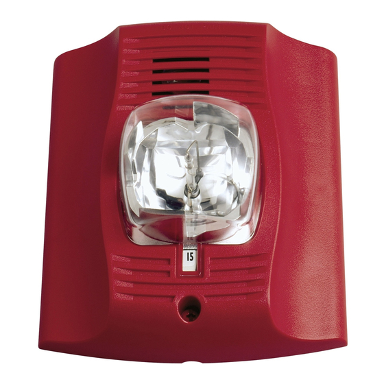 SYSTEM SENSOR SPECTR ALERT ADVANCE CHSR INSTALLATION AND MAINTENANCE ...