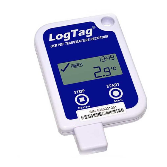 LOGTAG RECORDERS UTRID-16 PRODUCT USER MANUAL Pdf Download | ManualsLib