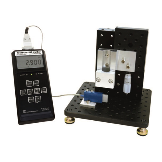 POSITECTOR SHD VERIFIER INSTRUCTION MANUAL Pdf Download | ManualsLib
