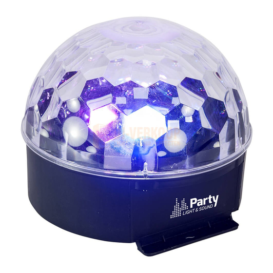 PARTY LIGHT & SOUND PARTY-ASTRO6 USER MANUAL Pdf Download | ManualsLib