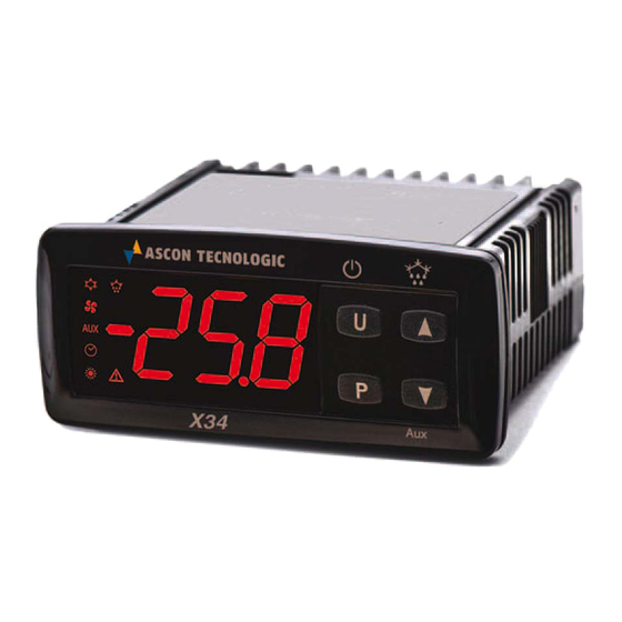 ASCON TECNOLOGIC X34 OPERATING INSTRUCTIONS MANUAL Pdf Download | ManualsLib