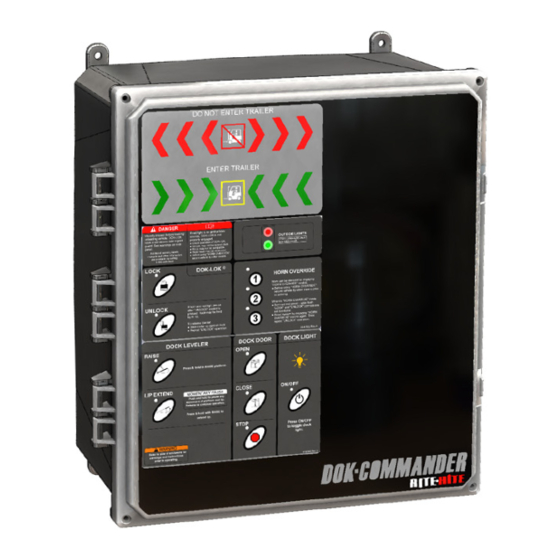 RITE-HITE DOK-COMMANDER INSTALLATION/SERVICE/OWNER'S MANUAL Pdf ...