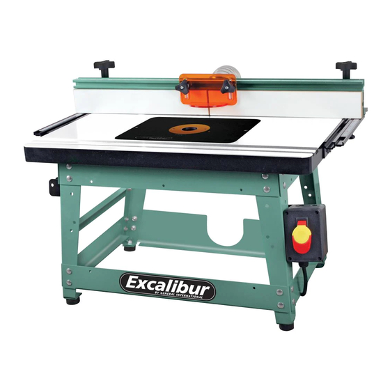 GENERAL INTERNATIONAL EXCALIBUR 40-100 SETUP & OPERATION MANUAL Pdf ...