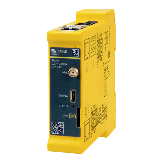 BENDER CC613 MANUAL Pdf Download | ManualsLib