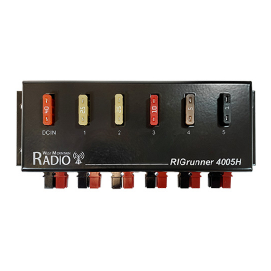 WEST MOUNTAIN RADIO RIGRUNNER 4004USB MANUAL Pdf Download | ManualsLib