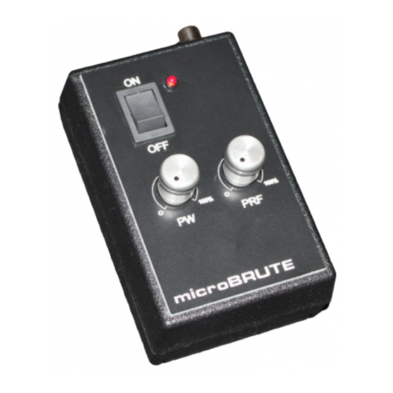 EASTERN MICROBRUTE INSTRUCTION MANUAL Pdf Download | ManualsLib