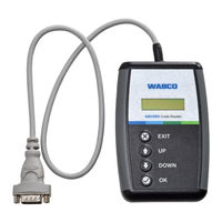 WABCO ABS/EBS CODE READER USER MANUAL Pdf Download | ManualsLib