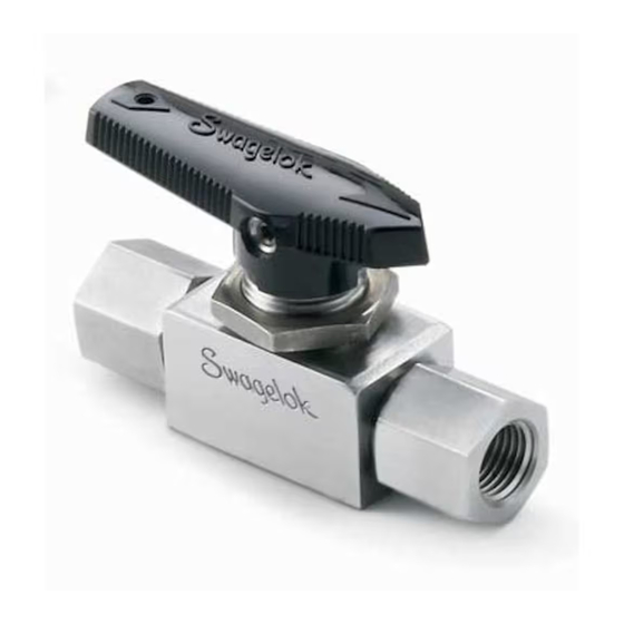 SWAGELOK SK SERIES SERVICE INSTRUCTIONS MANUAL Pdf Download | ManualsLib