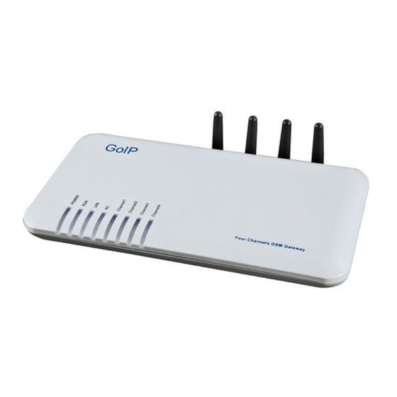 DBL TECHNOLOGY GOIP-1 USER MANUAL Pdf Download | ManualsLib