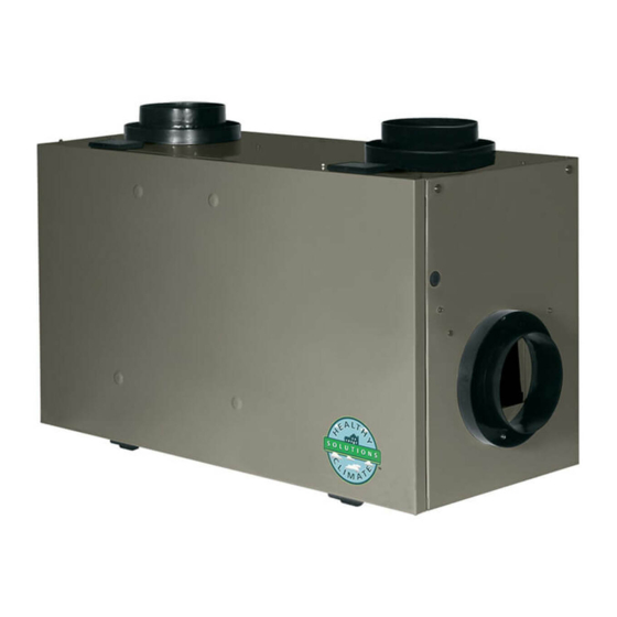 HEALTHY CLIMATE SOLUTIONS ERV5-130 INSTALLATION INSTRUCTIONS MANUAL Pdf ...