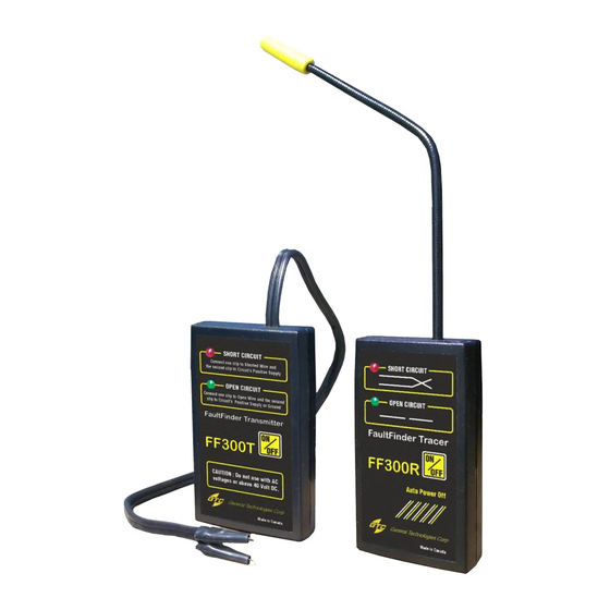 GENERAL TECHNOLOGIES CORP FF300 USER HANDBOOK MANUAL Pdf Download ...