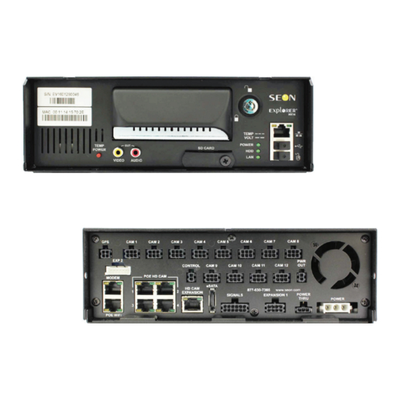 SEON EXPLORER HX16 INSTALL AND SETUP MANUAL Pdf Download | ManualsLib