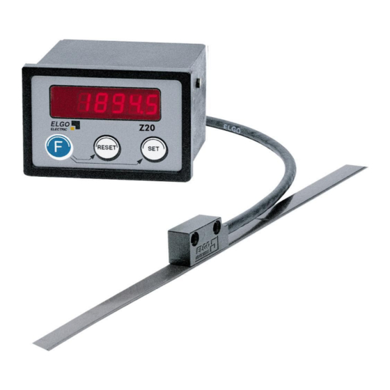 ELGO ELECTRIC Z20-SN105-024 INSTRUCTIONS MANUAL Pdf Download | ManualsLib