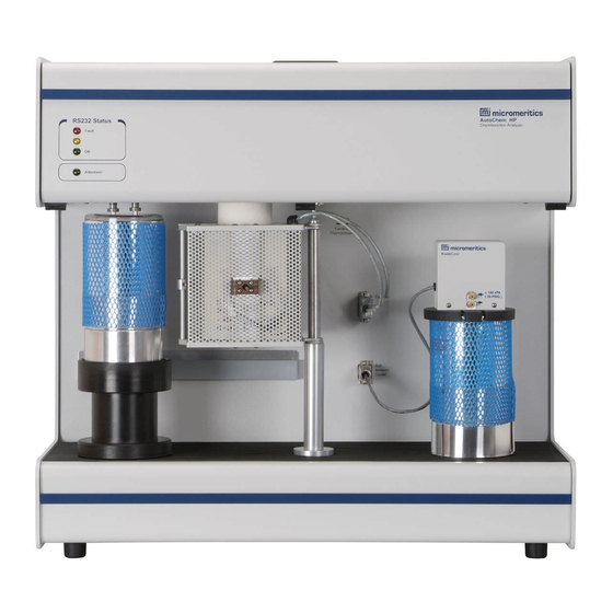 MICROMERITICS CIRRUS AUTOCHEM 2920 INSTALLATION INSTRUCTIONS MANUAL Pdf ...