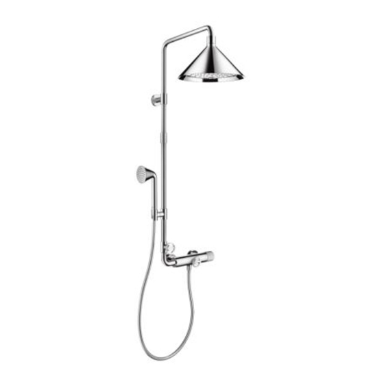 HANS GROHE AXOR FRONT SHOWERPIPE 26020000 INSTRUCTIONS FOR USE/ASSEMBLY INSTRUCTIONS Pdf ...
