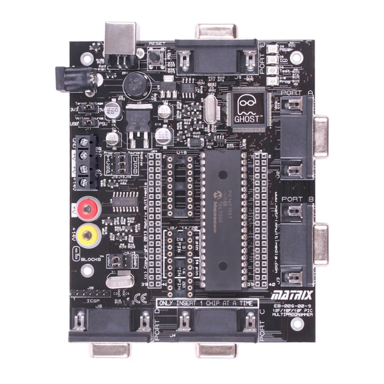 MATRIX EBLOCKS PICMICRO EB006V9 MANUAL Pdf Download | ManualsLib