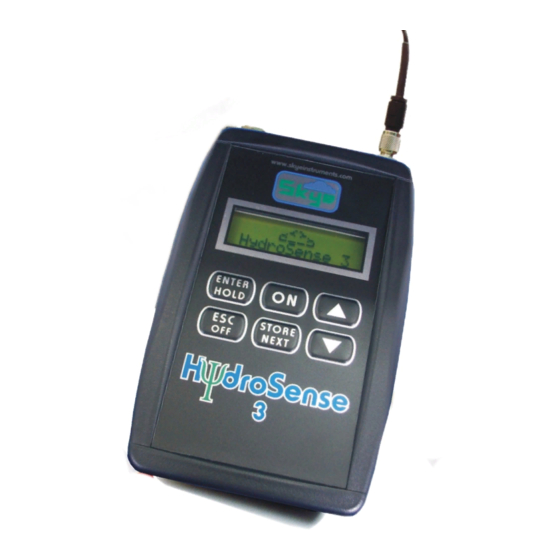 SKYE HYDROSENSE SETUP Pdf Download | ManualsLib