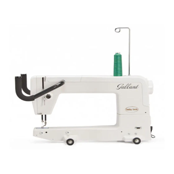 TACONY BABY LOCK GALLANT INSTRUCTION AND REFERENCE MANUAL Pdf Download ...