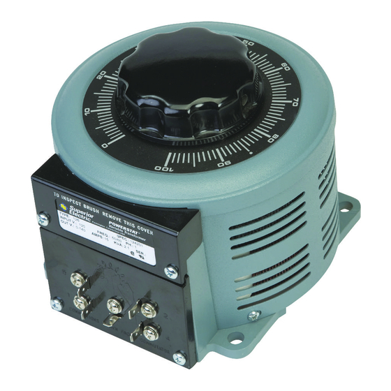 SUPERIOR ELECTRIC POWERSTAT 136B SERIES INSTRUCTIONS Pdf Download ...