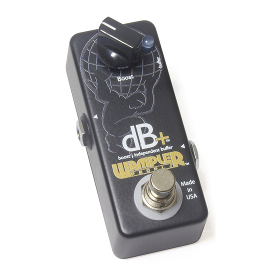 WAMPLER DECIBEL+ QUICK MANUAL Pdf Download | ManualsLib