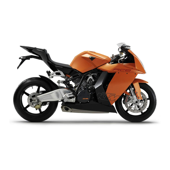 KTM 1190 RC8 EU 2008 REPAIR MANUAL Pdf Download | ManualsLib