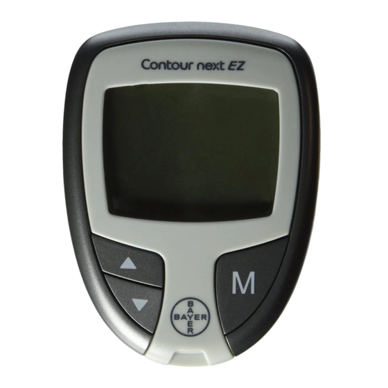 ASCENSIA CONTOUR NEXT EZ USER MANUAL Pdf Download | ManualsLib