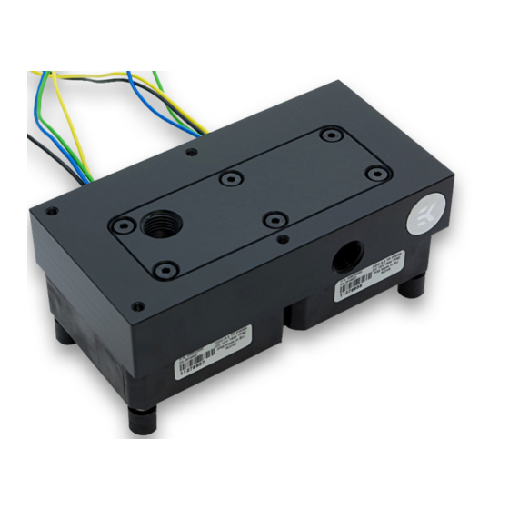 EKWB EK-XTOP DUAL DDC 3.2 PWM INSTALLATION AND MOUNTING MANUALS Pdf ... EKWB EK-XTOP DUAL DDC 3.2 PWM INSTALLATION AND MOUNTING MANUALS Pdf ...