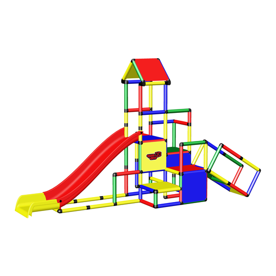 QUADRO MDB TODDLER PLAYTOWER WITH MODULAR SLIDE AND BABY SLIDE ...
