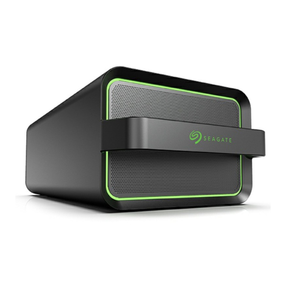 SEAGATE LYVE MOBILE ARRAY USER MANUAL Pdf Download | ManualsLib