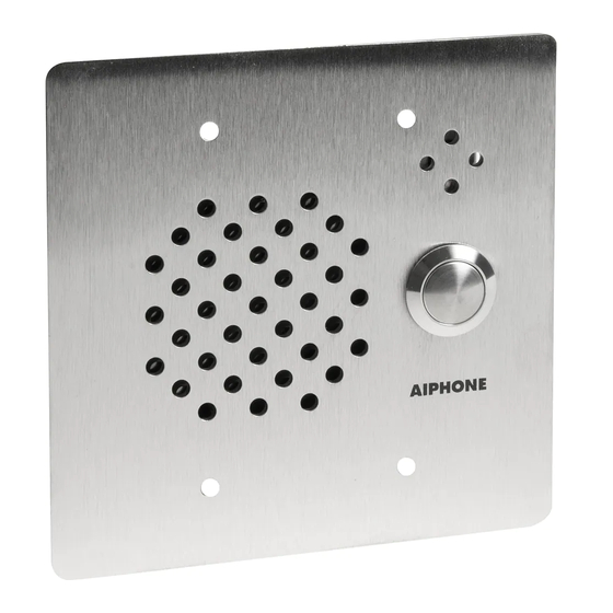 AIPHONE IE-SS/A INSTRUCTIONS Pdf Download | ManualsLib