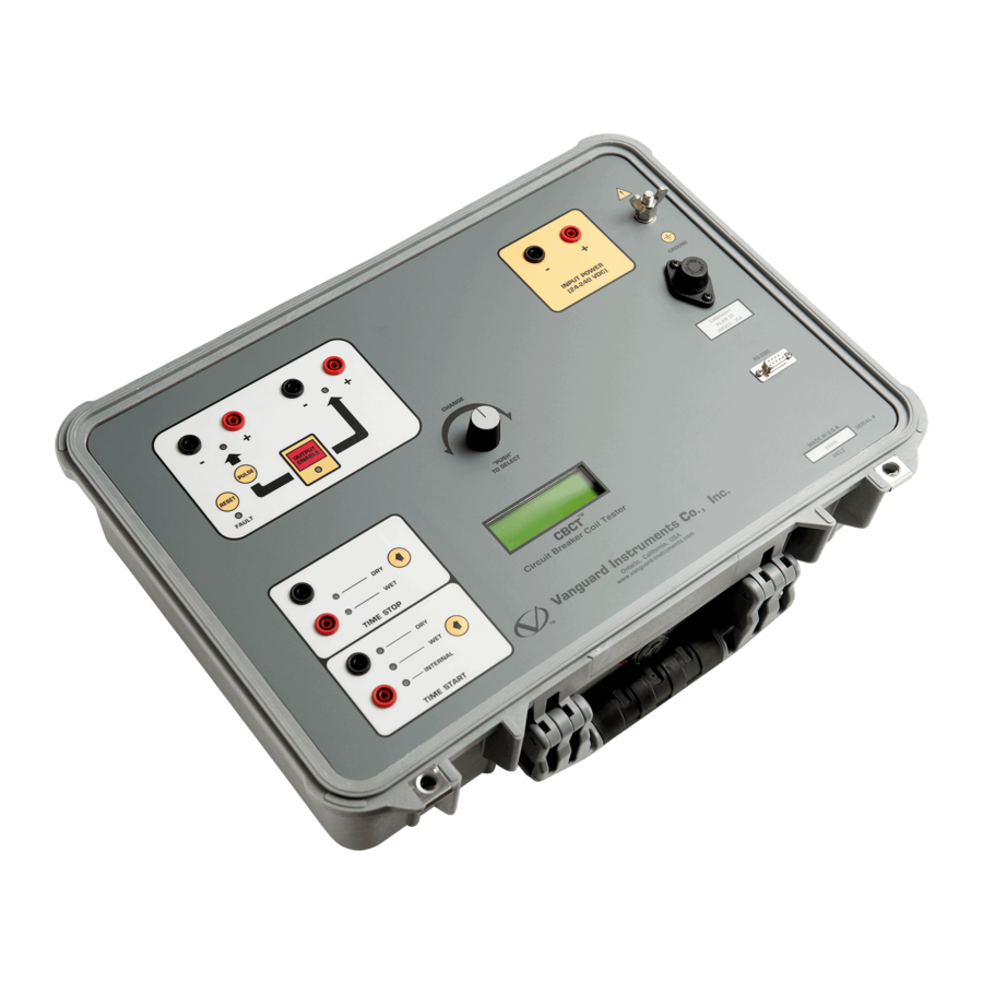 VANGUARD INSTRUMENTS COMPANY CBCT USER MANUAL Pdf Download | ManualsLib