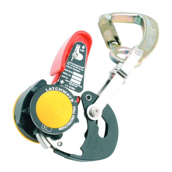 LATCHWAYS MANSAFE VERTICAL LADDERLATCH USER INSTRUCTIONS Pdf Download ...