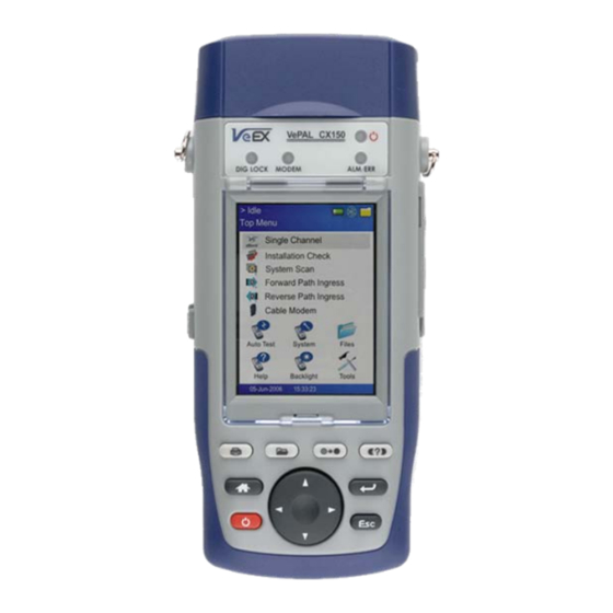 VEEX CX100 SERIES MANUAL Pdf Download | ManualsLib