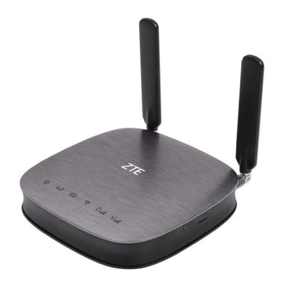 ZTE CENTINEL MF275/9 MANUAL Pdf Download | ManualsLib