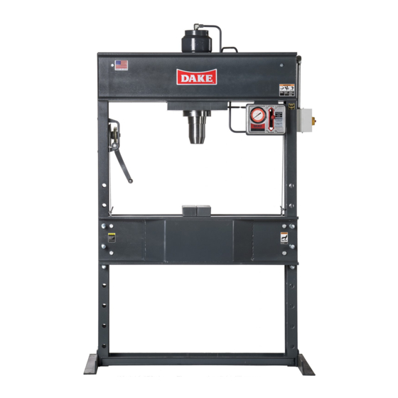 DAKE 8-025 INSTRUCTIONS AND PARTS LIST Pdf Download | ManualsLib