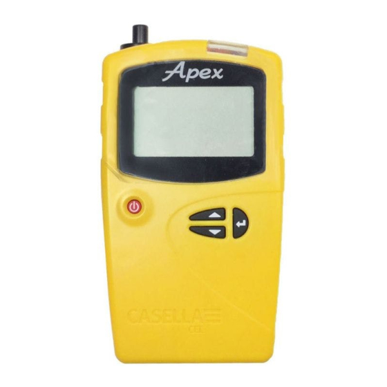 CASELLA APEX SERIES USER HANDBOOK MANUAL Pdf Download | ManualsLib