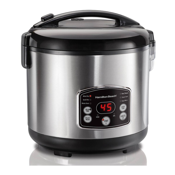 HAMILTON BEACH 37541-SC MANUAL Pdf Download | ManualsLib
