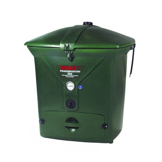 BIOLAN COMPOSTER 220 INSTRUCTIONS FOR INSTALLATION, USE AND MAINTENANCE ...