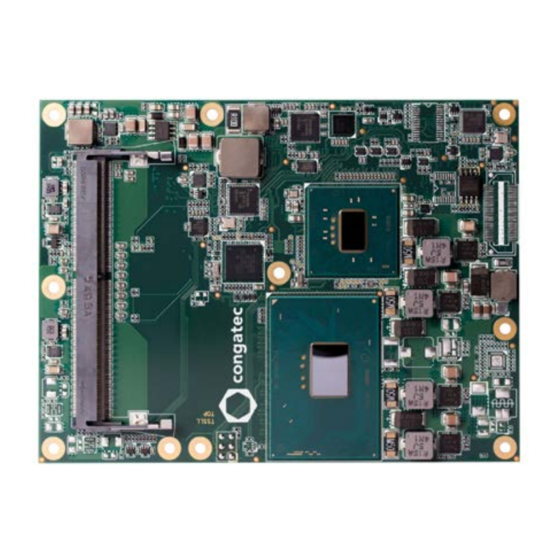 CONGATEC COM EXPRESS CONGA-TS175 USER MANUAL Pdf Download | ManualsLib