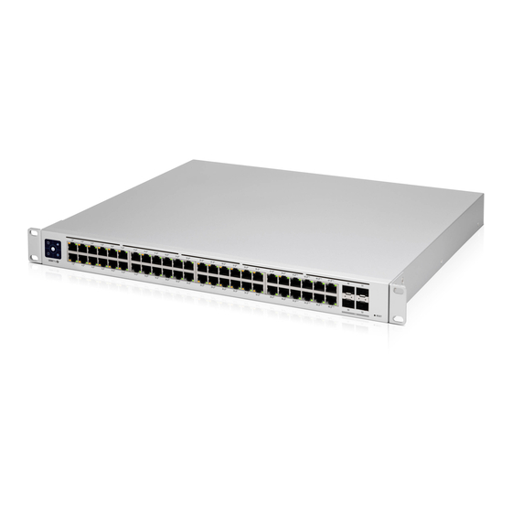 UBIQUITI USW­-PRO-­48 QUICK START MANUAL Pdf Download | ManualsLib