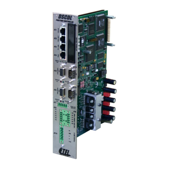 ETEL DSCDL SERIES HARDWARE MANUAL Pdf Download | ManualsLib