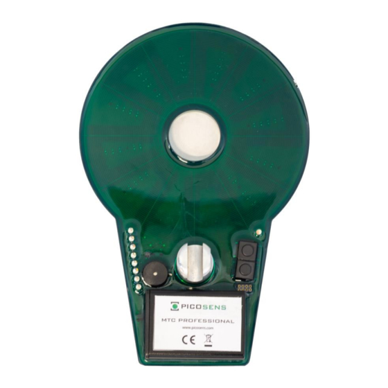 PICOSENS MTC PROFESSIONAL INSTRUCTION MANUAL Pdf Download | ManualsLib