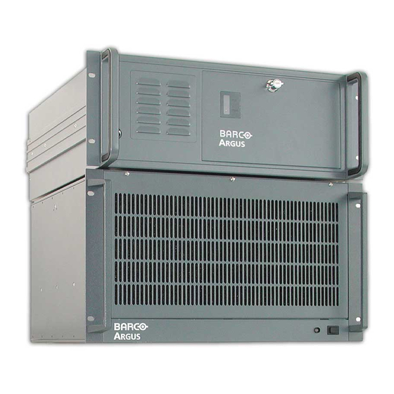 BARCO ARGUS USER MANUAL Pdf Download | ManualsLib