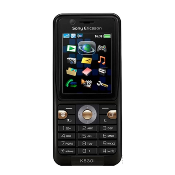 SONY ERICSSON K530I WORKING INSTRUCTION, ELECTRICAL Pdf Download ...